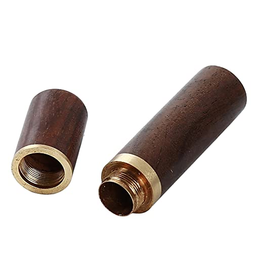 Bayetss Ebony Hand Needle Box Sewing Needles Storage Tube for Storing Needles,Ebony