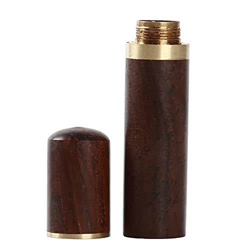 Bayetss Ebony Hand Needle Box Sewing Needles Storage Tube for Storing Needles,Ebony