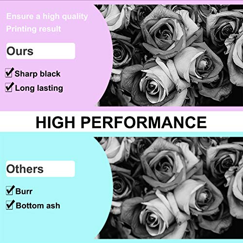 1-Pack Compatible AL1251 AL1340 AL1631 AL1641CS AL1642CS Printer Cartridge Replacement for Sharp AL-100TD Toner Cartridge (Black, Texts-Clear)