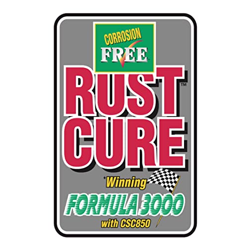 Corrosion Free Rust Cure Formula 3000 1G/4L Jug, Great for Vehicles, Buses, Tractors, snowblowers, mowers, Rust Prevention, Rust Inhibitor, undercoating
