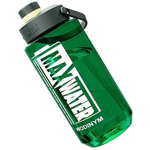 WODINYM Large Water Bottle 71 oz Leak Proof BPA Free Big Half Gallon Sport Water Jug with Filter & Handle for Gym Yoga Fitness Outdoor