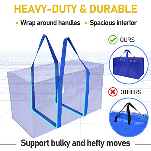 16 Pack Extra Large Moving Bags+6-Pack Oversized Moving Bags