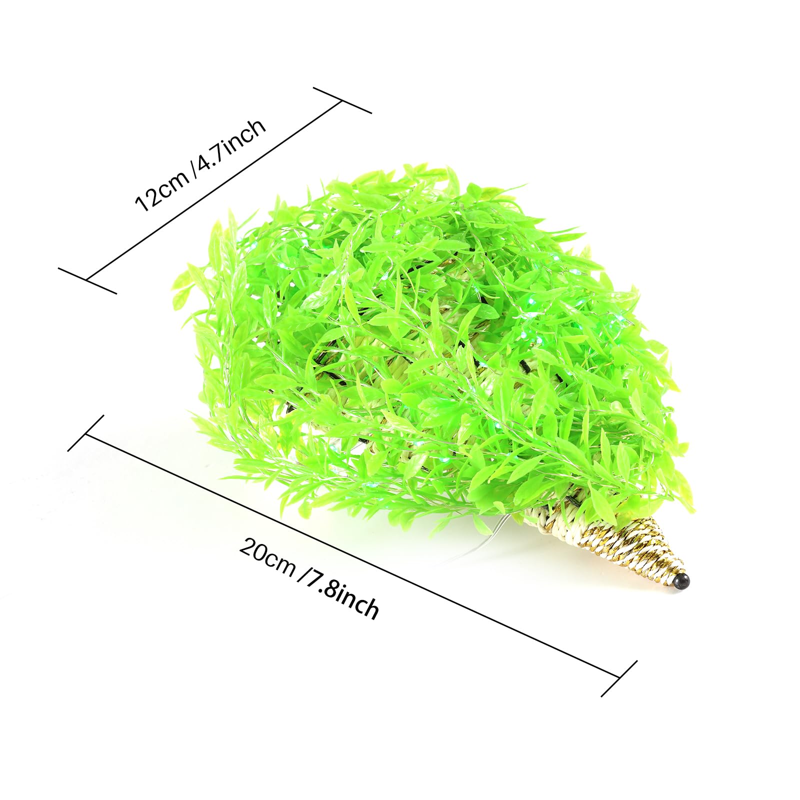 MERRIMAX M Artificial Willow Vines Hanging Plants with 8 Modes 200 LED Fairy Lights,Waterproof Outdoor Green Vine Lights with Remote Control for Room Wall House Garden Patio Decor with Baskets