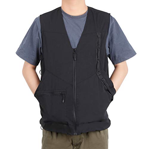 POPETPOP Dog Handler Training Vest with Multi Pockets Professional Dog Trainer Cloth Pet Owner Vest for Adults Size L