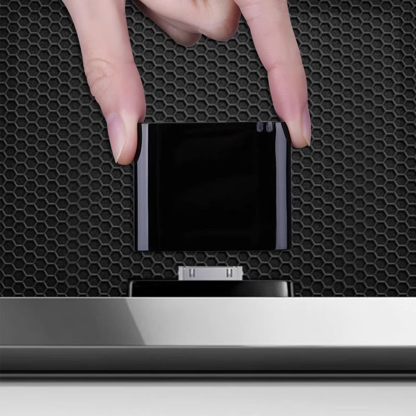30 Pin Bluetooth 5.0 Wireless Adapter for Bose SoundDock Portable 10 JBL on Beat Speaker - Black