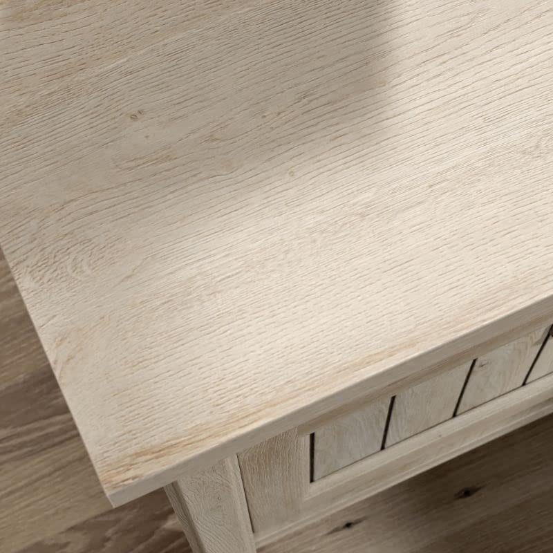 Sauder Costa Night Stand with Drawer in Chalked Chestnut, Chalked Chestnut Finish