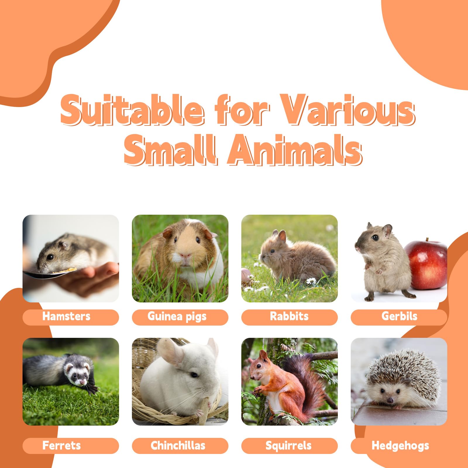 kathson Hamster Tunnels,Pet Plastic Tube,Guinea Pig Foldable Exercising Training Hide Tunnel,with Fun Chinchillas Chew Toys for Gerbils Ferrets Rats Mice and Other Small Animals (Blue)