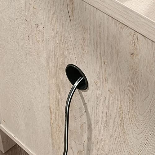 Sauder Costa Night Stand with Drawer in Chalked Chestnut, Chalked Chestnut Finish