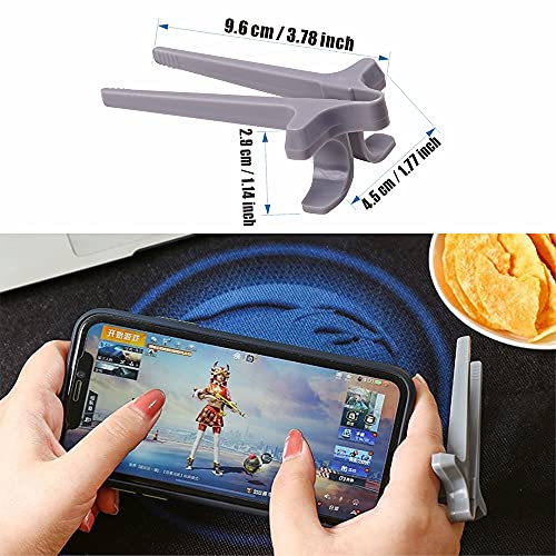 Heeloo 4pcs Finger Chopsticks for Gamers,Snack Clips,Gaming Finger Sleeves,Game Controllers,Game Accessories,Cell Phones Accessories,Gamer Gifts, Finger Tongs(Multicolor,4 pcs)