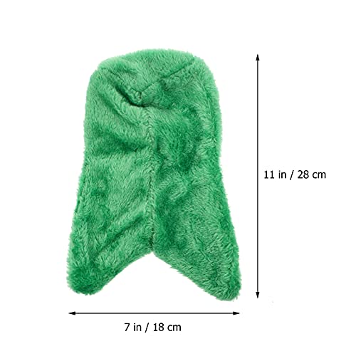 Balacoo Green Parrot Cozy Corner Fleece Bird Blanket Cuddle Nest Warm Plush Sleeping Nest Bed Small Animals Pet Birds Cage Hanging Bed House for Parakeet Cockatiel