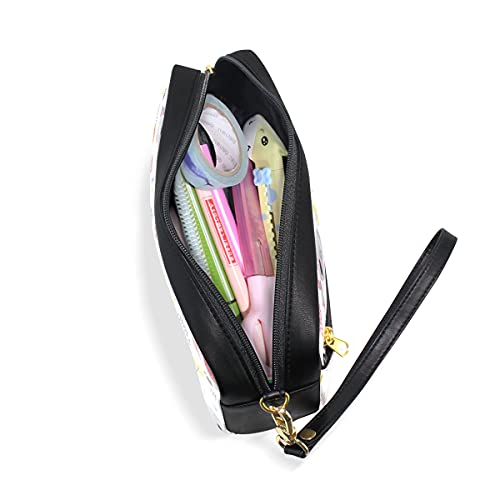 Custom Girl Pencil Case Personalized Your Name Text Cute Rainbow Koala Unique Pencil Bag Customized Pencil Pouch for School Students