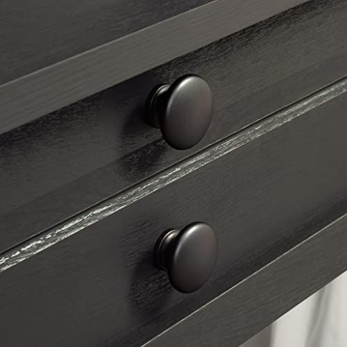 Sauder Dawson Trail Night Stand, L: 21.18" x W: 19.45" x H: 24.06", Raven Oak Finish