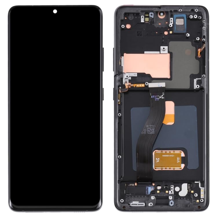Original for Samsung Galaxy S21 Ultra 5G G998 Screen Replacement SM-G998U SM-G998B LCD Display Touch Screen Digitizer Full Assembly Repair Kits,with Tools(Black with Frame)