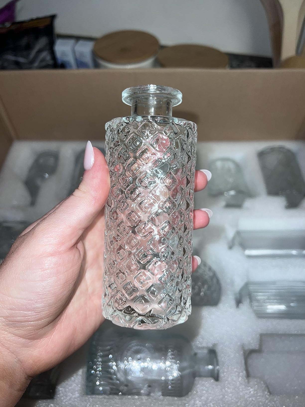 BIGIVACA Set of 30 Clear Bud Vases for Wedding Centerpieces and Table Decor
