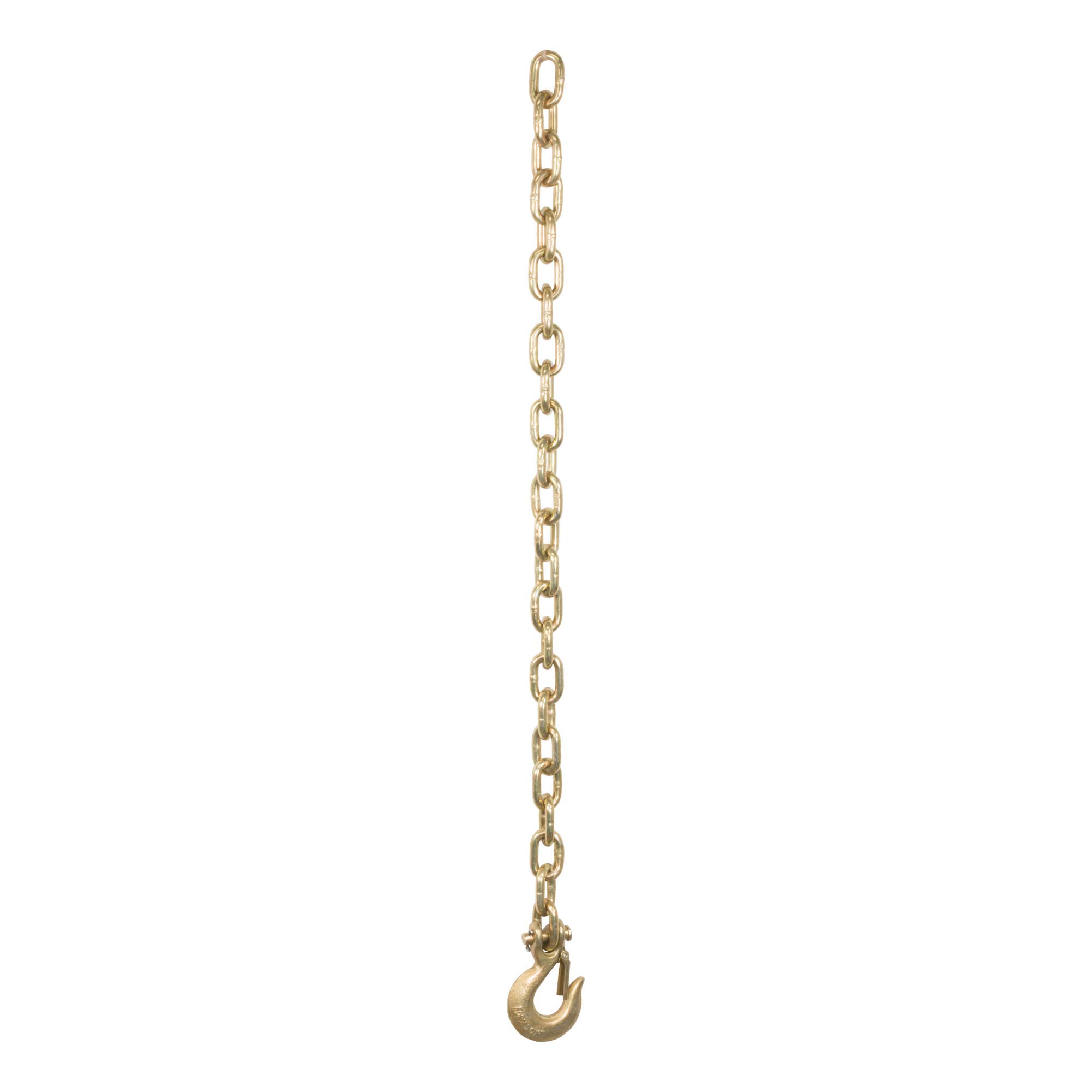 CURT 80304 35-Inch Trailer Safety Chain with 5/16-In Clevis Snap Hook, 18,800 lbs Break Strength