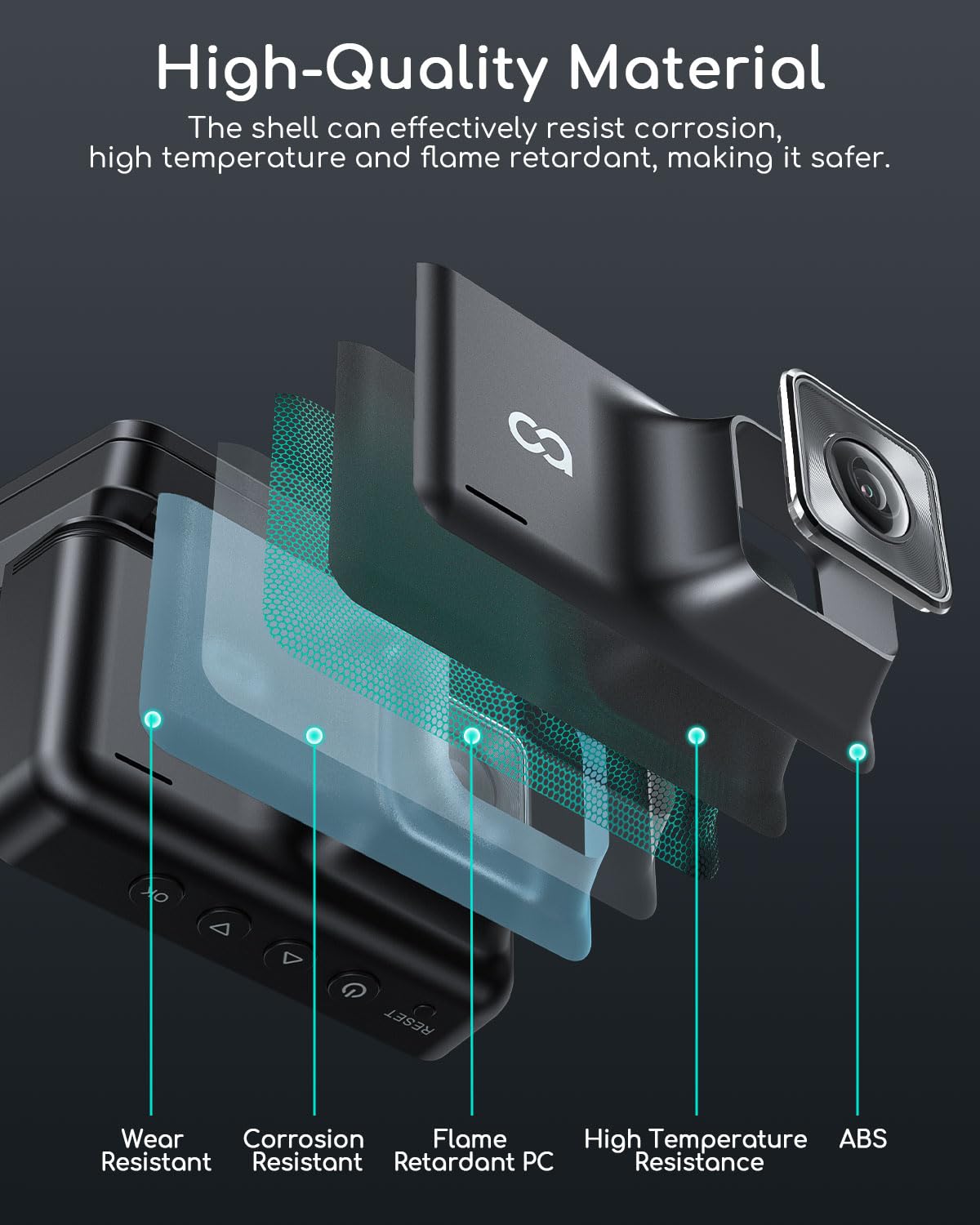 Dual Dash Cam Front Rear - COOAU 2.5K Car Camera 3β IPS Screen with WiFi APP - Dashboard Cam GPS WDR G-Sensor | 24H Parking Mode Night Vision | Loop Recording