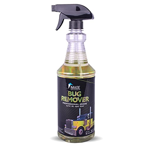 Image Wash Products Bug Remover - 32oz Sprayer - RV/Car/Truck Bug Remover – Bug Protein Remover for Car Detailing - RV Maintenance Products - Polished Aluminum & Chrome Safe