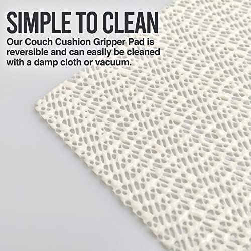 Nevlers 22" x 72" Anti Slip Cushion Gripper for Couch | Strong & Durable Gripper Pad Helps Keep Couch Cushions from Sliding - Multi-Purpose & Customizable Non Slip Pads for Home or Office Use