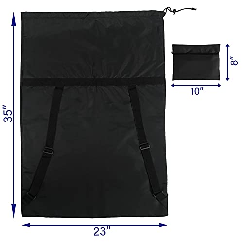 Casaphoria Laundry Bag Backpack xl for College,Travel Dirty Laundry Bag Extra Large for Suitcase,Camping Waterproof Foldable Lightweight Backpack Heavy Duty, Dorm Students Backpack for Luggage