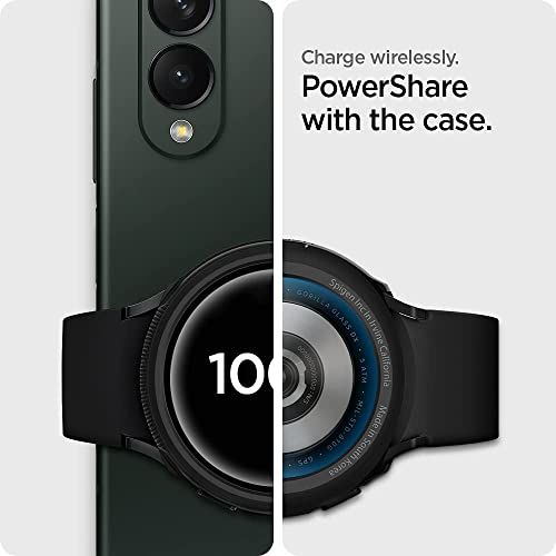Spigen Liquid Air Armor Designed for Samsung Galaxy Watch 5, Galaxy Watch 4 Case 44mm (2022/2021) - Matte Black