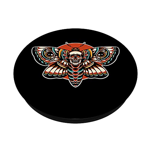 Idle Fury Apparel Death's-head Hawkmoth Tattoo Inspired PopSockets Swappable PopGrip