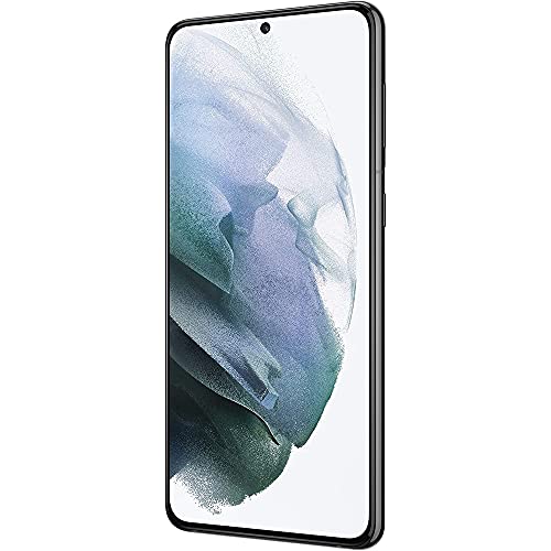 SAMSUNG Galaxy S21+ Plus G996U 5G | Fully Unlocked Android Cell Phone | US Version Smartphone | Pro-Grade Camera, 8K Video, 64MP High Res | 128GB - Phantom Black - (Renewed)