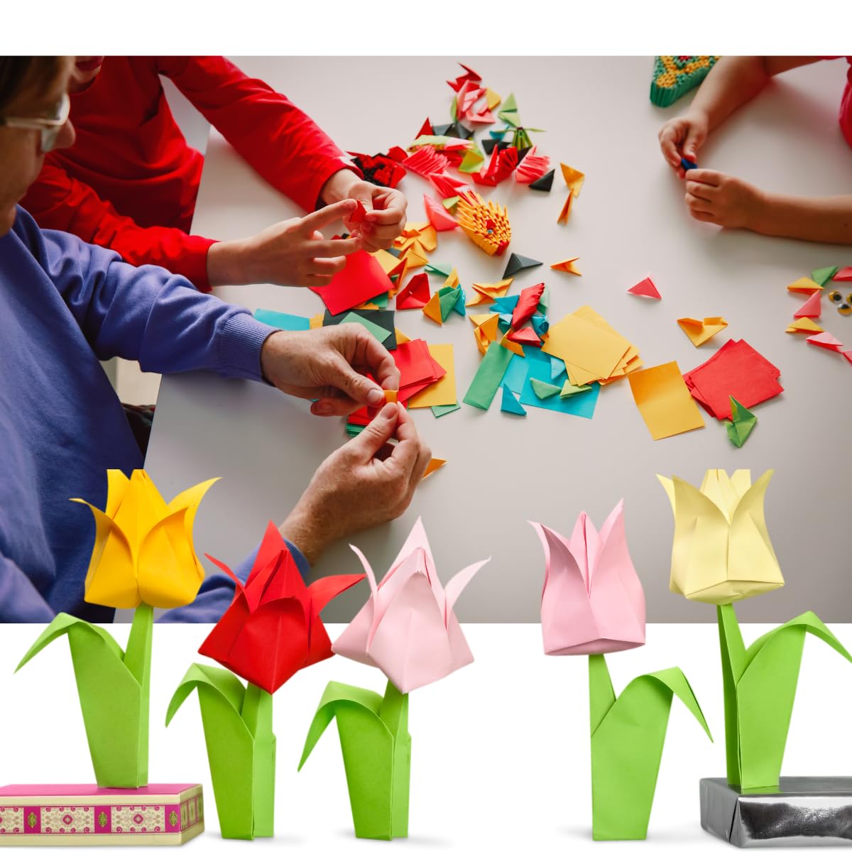 Construction Paper for Kids, 9"" x 12"" Pad, 8 Colors, 96 Sheets - Pack of 2
