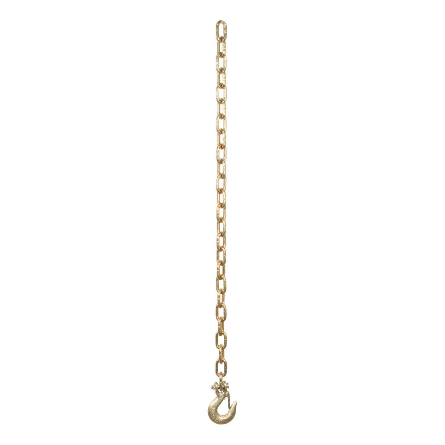 CURT 80303 35-Inch Trailer Safety Chain with 1/4-In Clevis Snap Hook, 12,600 lbs Break Strength