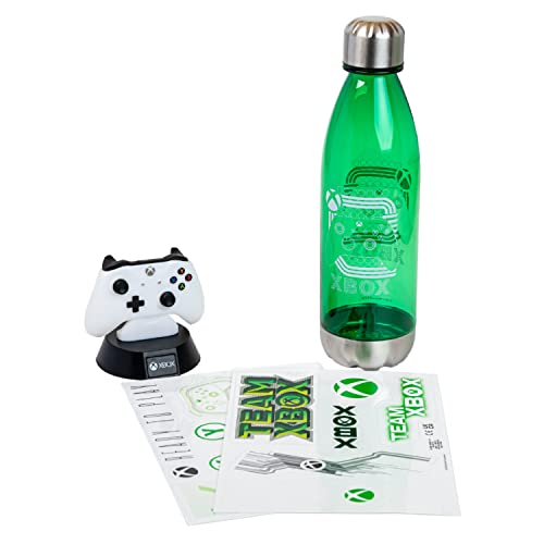 Paladone Xbox Icons Light, Stickers, and Bottle Gift Set - Official Merchandise, PP9401XB