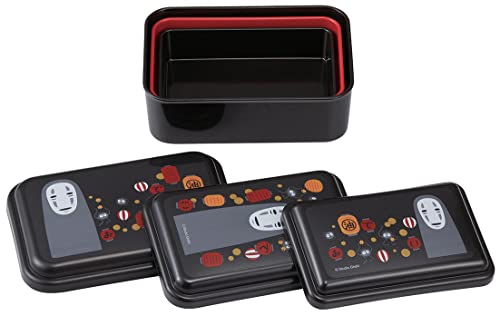 Spirited Away Food Storage Container with Lids 3pc Set - Authentic Japanese Design - Durable, Dishwasher Safe - Lanterns