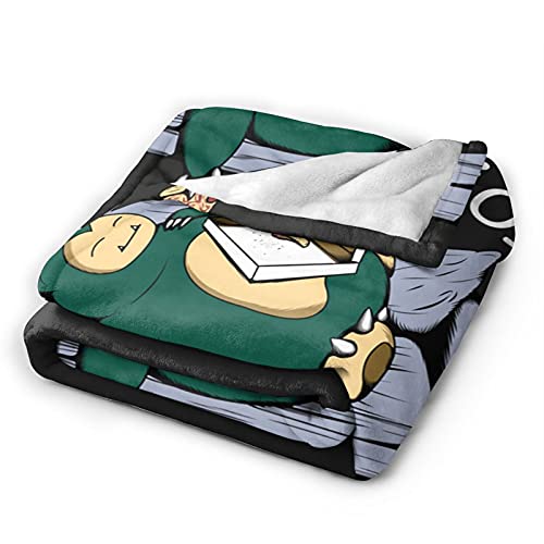 Interesting Flannel Fleece Blanket for Beding Cozy Plush Throw Blanket Lightweight Decorative Blanket Air Conditioner Blanket Towel for Couch Sofa Chair Office Travelling Camping Gift 60"X50"