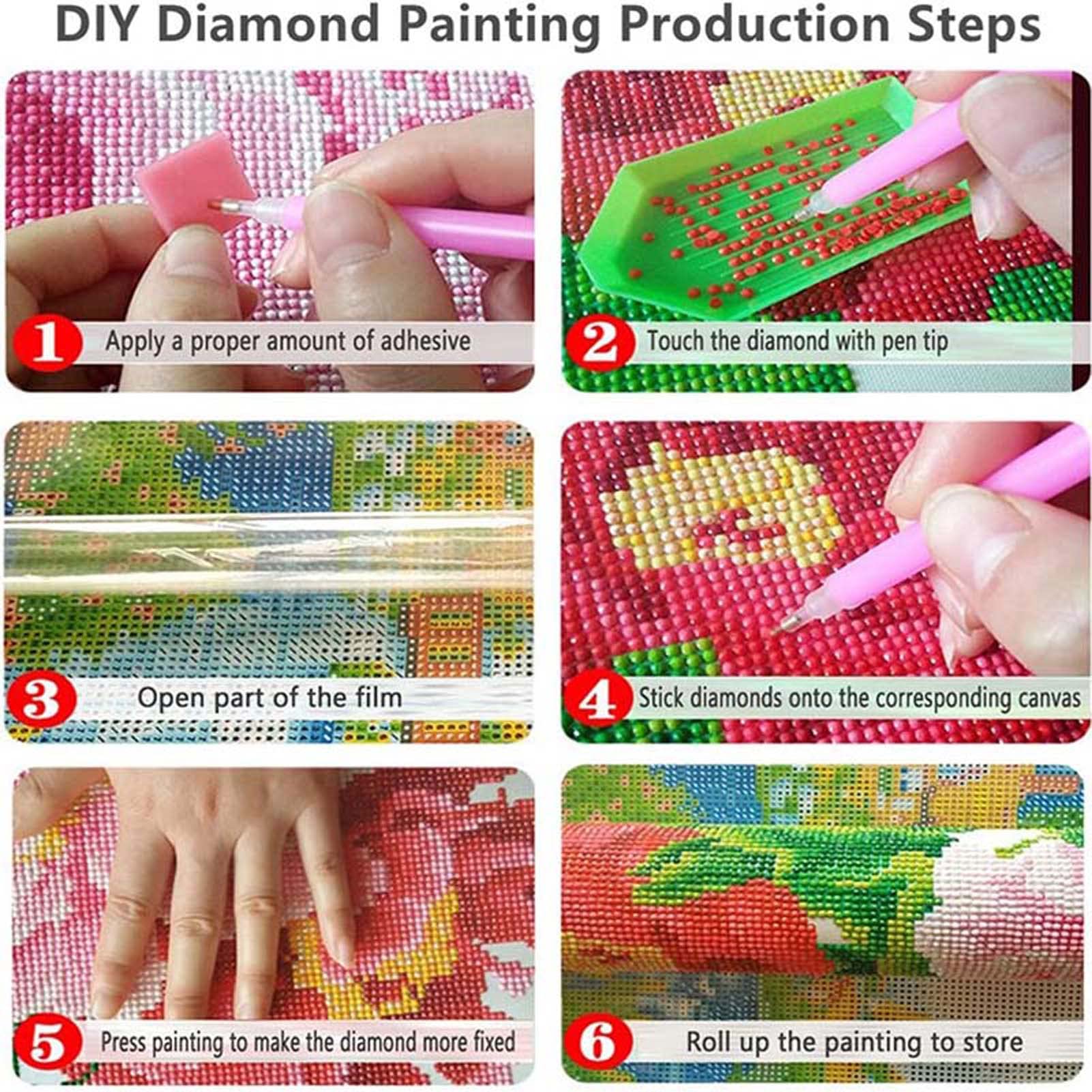 ZHUDENGXJL Diamond Art Kits for Adults Beginner, DIY Angel Cat with Prayed Cat Diamond Art for Adults-5D Full Round Drill Painting Kit with Gem Art Kits Gift for Home Decor 12x16inch