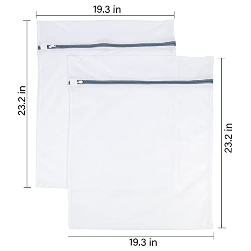 Casaphoria Travel Laundry Bags for Dirty Clothes for Luggage,Large Bra Laundry Bags for Washing Machine,Underwear Mesh Laundry Bags for Delicates(2Pcs,xl)