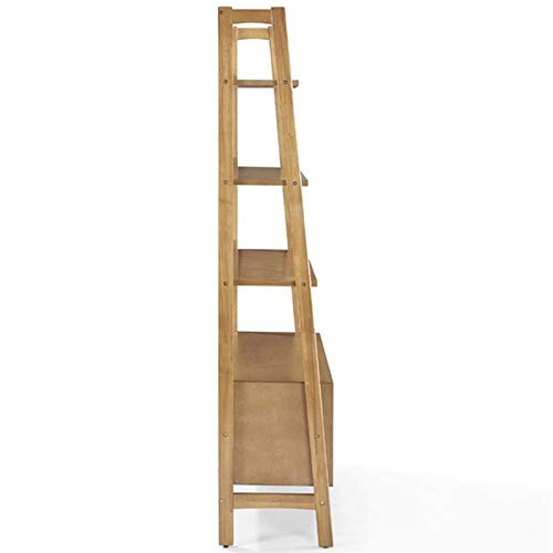 Allora 38" 4 Shelf Ladder Bookcase in Acorn