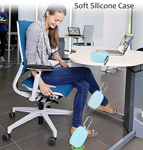 Glow Blue Case Cover Replacement for Sony WF-1000XM4 Earbuds, Silicone Protective Skin Sleeve Glow in Dark - LEFXMOPHY