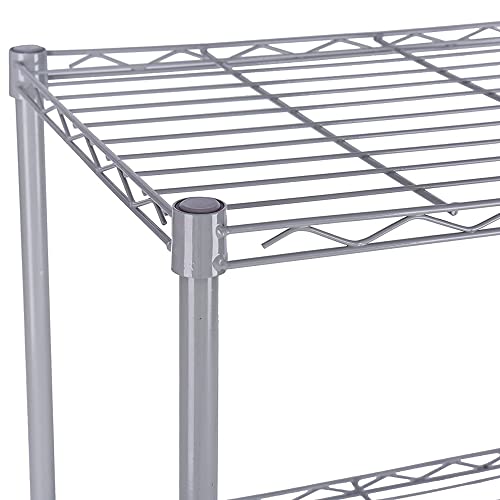 Petiture Storage Shelves, 5 Tier Kitchen Shelving Unit, Wire Shelving Rack, Metal Kitchen Shelves, Pantry Rack for Kitchen, Storage Racks for Pantry, Pantry Organization and Storage Shelving