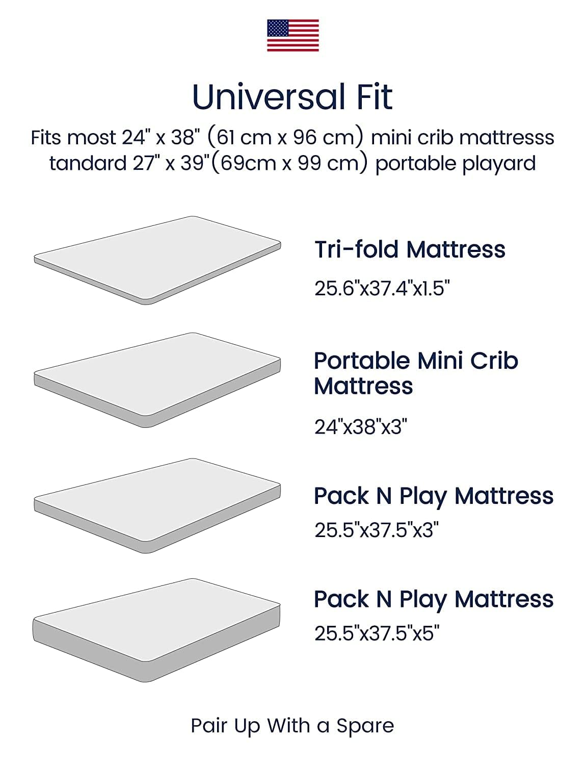 TotAha Botanical Pack and Play Sheets Fitted, Compatible with Graco Pack N Play Playard Crib, Babyletto, Dream on Me, Baby Trend, and Other Playpen Mattress, Premium Soft Mini Crib Sheets, 2 Pack