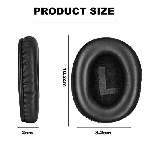 Replacement Earpads for Logitech G Pro/G Pro X Gaming Headphones-Headphone Ear Pads for Logitech G Pro/G Pro X Gaming Headphones (Leather)