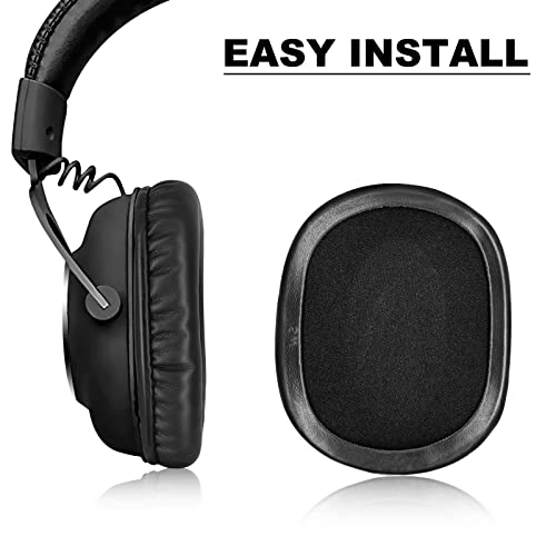 Replacement Earpads for Logitech G Pro/G Pro X Gaming Headphones-Headphone Ear Pads for Logitech G Pro/G Pro X Gaming Headphones (Leather)