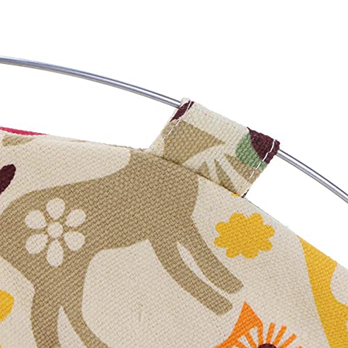 AIRUIFENG Winter Warm Bird Nest Tent Hanging Hammock Toy for Parakeet Cockatiel Cockatoo Conure Lovebird African Grey Amazon Macaw Eclectus Medium Large Parrot Cage Perch Stand (L)