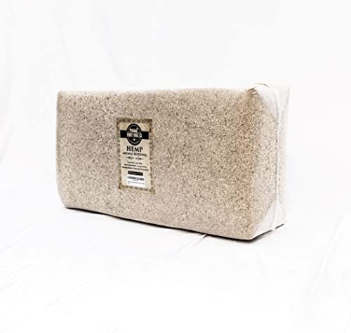 windy ridge co. Hemp Bedding for Chicken Coops, Rabbits, Horses, Small Animals, Reptiles - 33lb Bag, All Natural, Odor Absorbent, Biodegradable, Low Dust