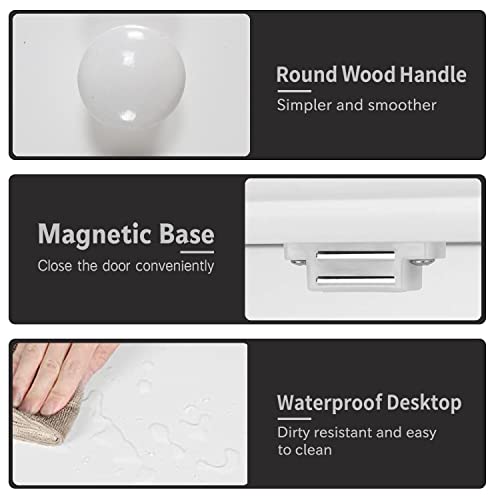 TaoHFE Medicine Cabinet,Medicine Cabinets for Bathroom with Mirror 2 Doors 3 Open Shelf,Bathroom Cabinet Wall Mounted Wooden Bathroom Storage Cabinet Over Toilet Bathroom Cabinet Laundry Room Kitchen