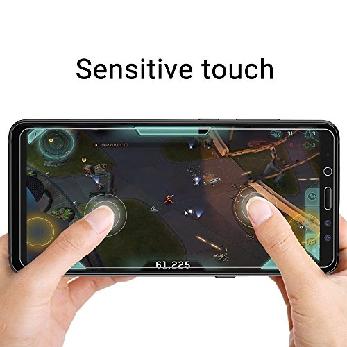 AQGG [2 Pack] Tempered Glass + Cover for Oukitel C21 Pro [6.39"], 9H Hardness Screen Protector and Soft Silicone Case Bumper Shell Black Flexible Phone Protective TPU Cases -Cartoon Devil