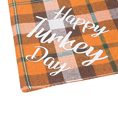 Halloween Thanksgiving Dog Bandanas Fall Dog Puppy Bandana Plaid Reversible Dog Triangle Bibs Scarf Accessories for Dogs Pets
