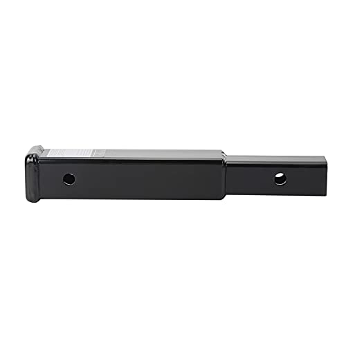 AUMOWE Trailer Hitch Extender Tube 12 inch Extension Fit 2 inch Receiver, 3500lbs, with Pin & Clip