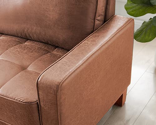 High Elastic Sponge Two-seat Sofa(Earth Yellow)