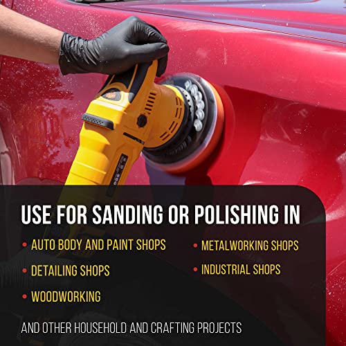 Dura-Gold 6" Bolt-On Hook & Loop DA Polisher Sander Backing Plate Pad - Replacement Pad, Fits Both The P9519 & TCP Global EP-503 Dual-Action Random Orbit Polisher Sanders - Auto Detailing Polishing