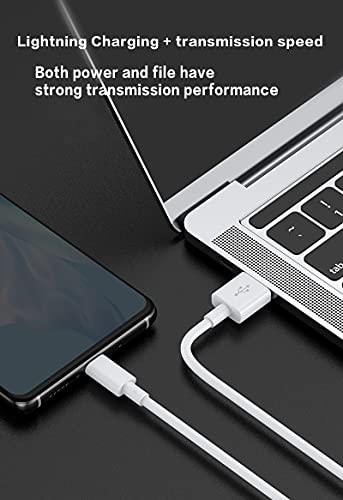 ZUKUN USB Cable, 1-Pack, 6 ft, Type C Charger Premium TPE USB C Cable, USB A to Type C Fast Charge 3A, USB 3.0, USB Charging Cable 6ft, White