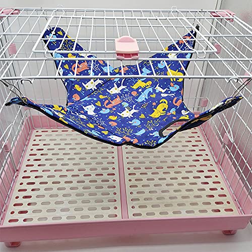 Oncpcare Hanging Hamster Rat Hammock Tent Guinea Pig Bed Nest House Chinchilla Hideout Rat Toys Cage Accessories for Small Animals Sugar Gliders
