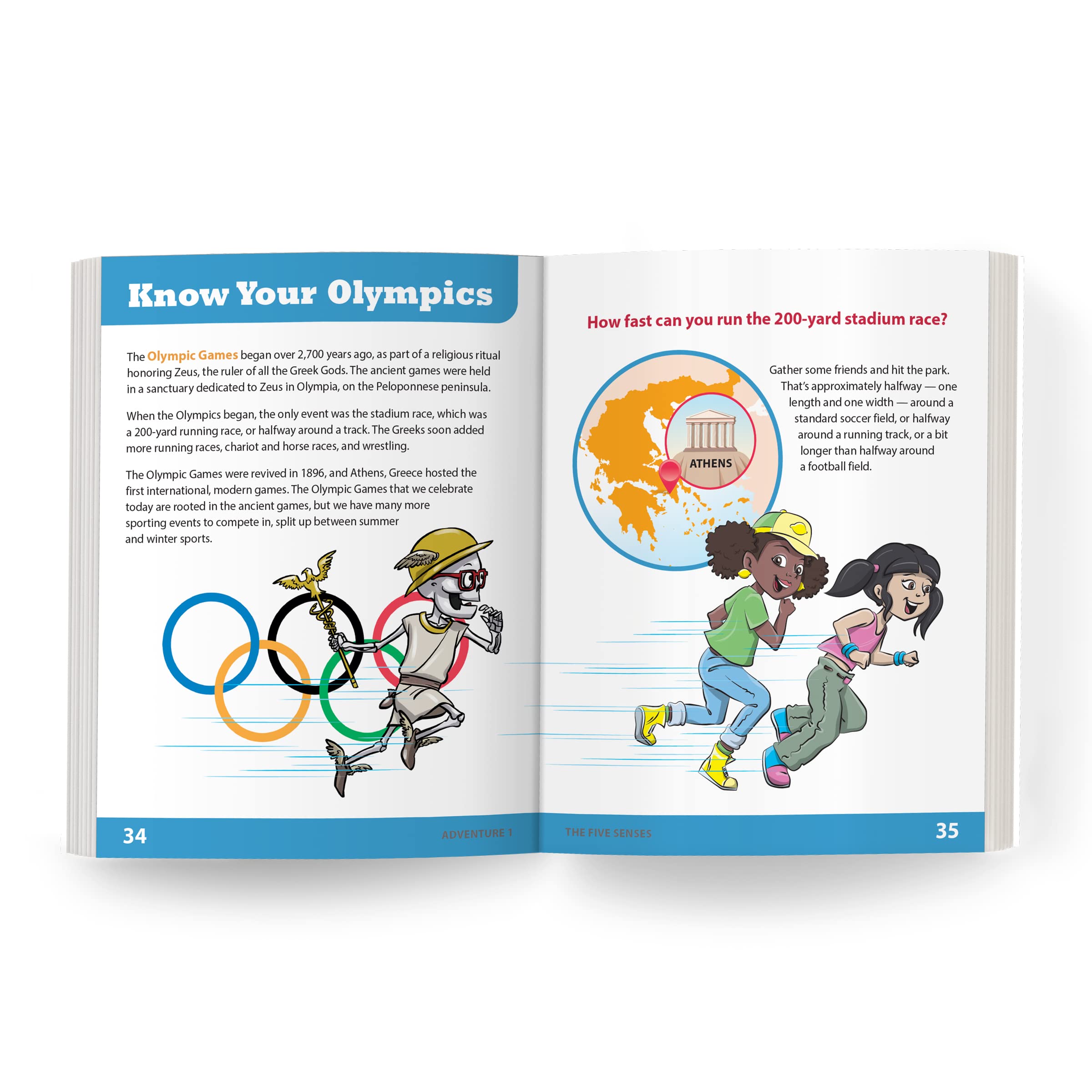 Know Yourself - The Five Senses: Adventure 1, Human Anatomy for Kids, Best Interactive Activity Workbook to Teach How Your Body Works, STEM & STEAM, Ages 8-12 (Systems of the Body)